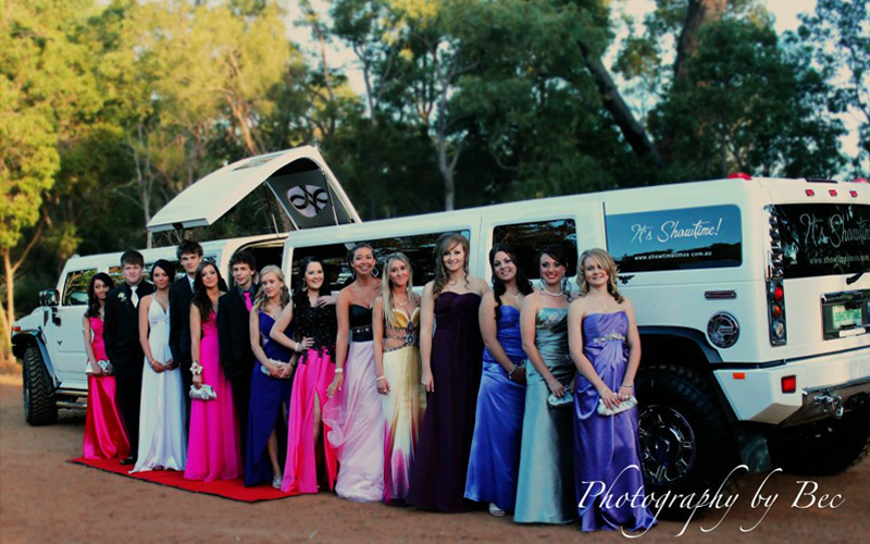 White Hummer Perth Limo Hire Jet Door 16 Seater |Showtime Limos Perth